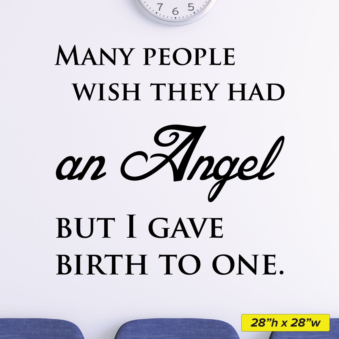 Angel Baby Wall Decal 0094 Angel Baby Memorial Angel Baby | Etsy
