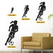 Girls Soccer Wall Decal 0292 No Name Dribbling Ladies - Etsy