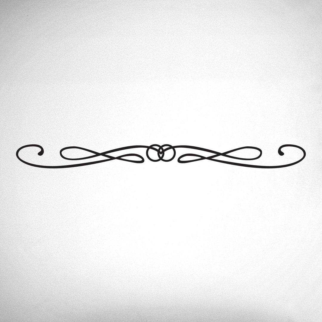 Swirl Design Wall Decal: Home Decor Art - 0157 - Etsy
