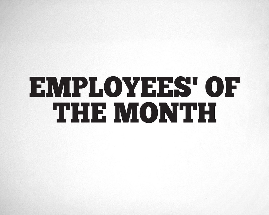 Employees' of the Month - 0716 - Plural - Wall Decor - Award ...
