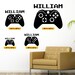 Video Game Controller Wall Decal 0306 Gamer Controller - Etsy