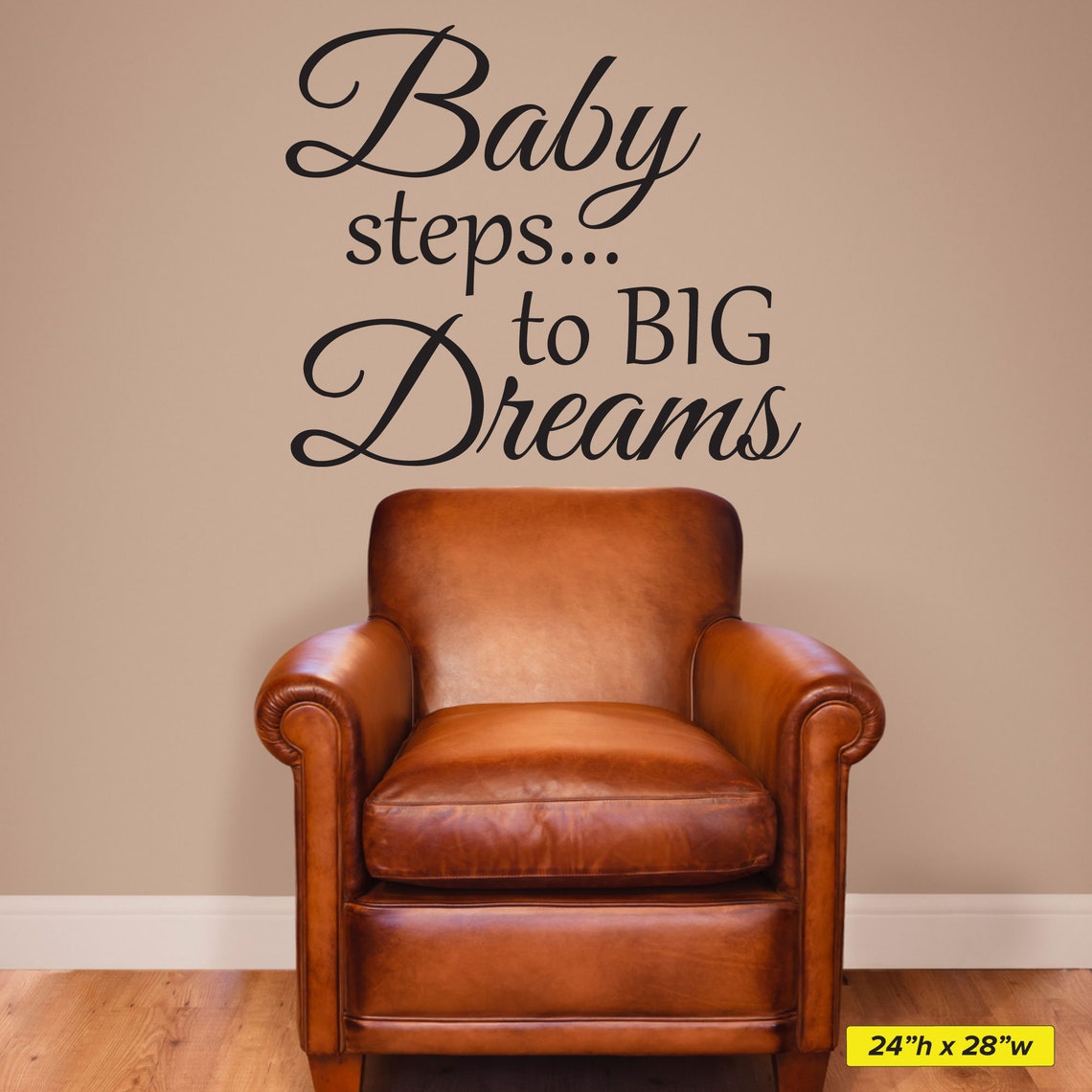 Baby Steps to Big Dreams 0240 Home Decor Wall Decor - Etsy