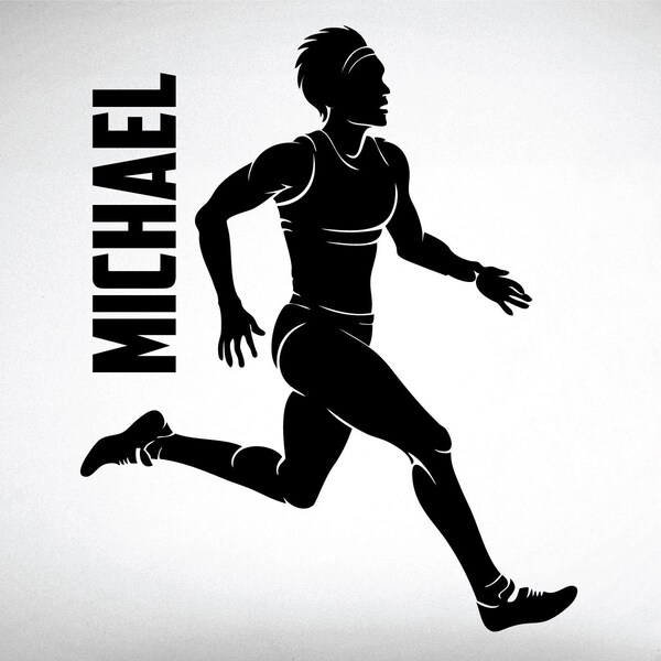 Running Decal - Etsy