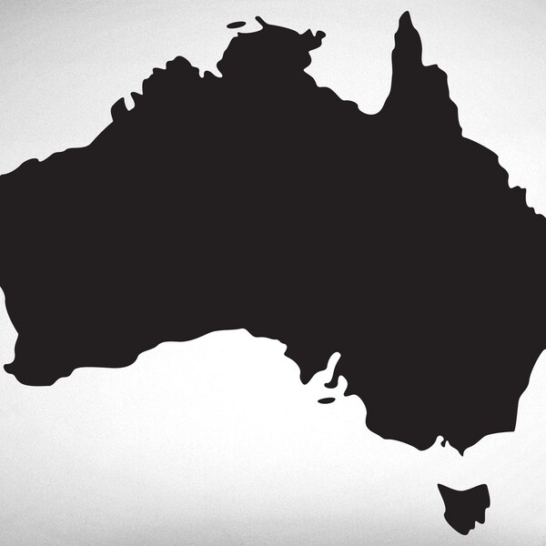 Australian Map Decal - Etsy Australia