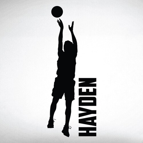 Basketball Player Dunk Dunking Vinyl Decal Sticker Light | Etsy