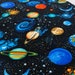 Outer Space Table Runner With Planet Design: Accent Table Mat or Runner ...