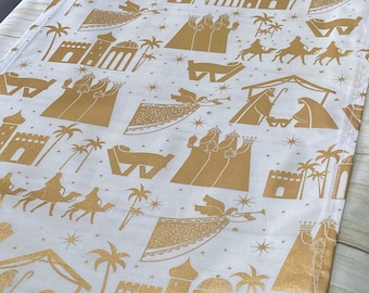 Vintage CHRISTMAS Tapestry NATIVITY Table Runner - Etsy