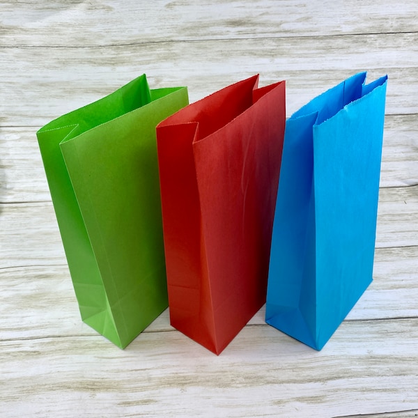 Gusseted Paper Bags - Etsy