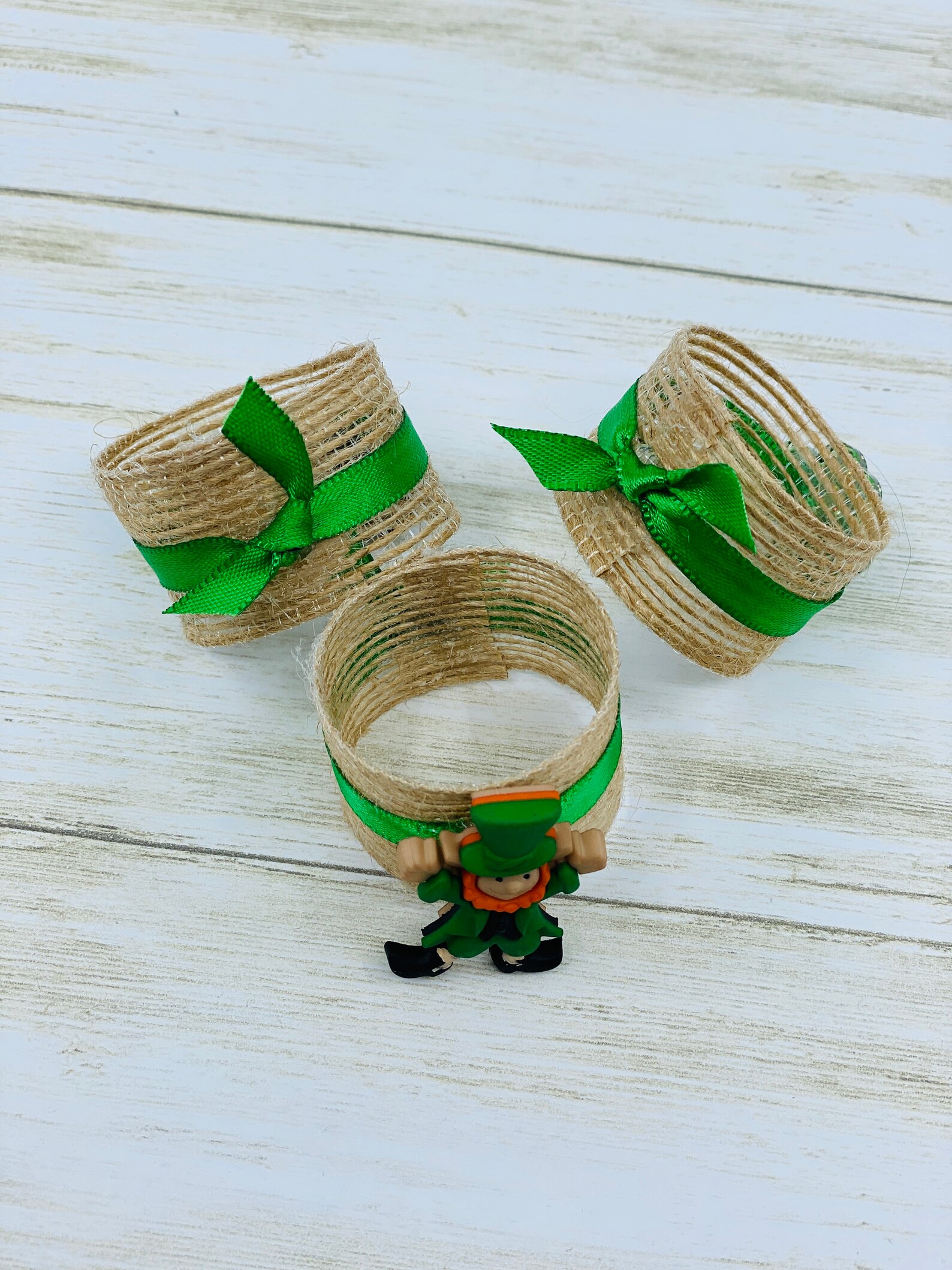 St Patricks Day Napkin Rings Irish Napkin Rings Paddys Day - Etsy
