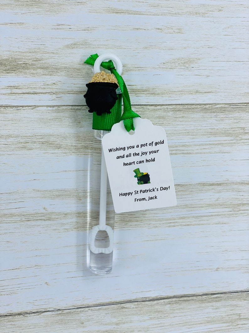 St Patricks Day Class Favor Pot of Gold Bubbles Class Favor - Etsy
