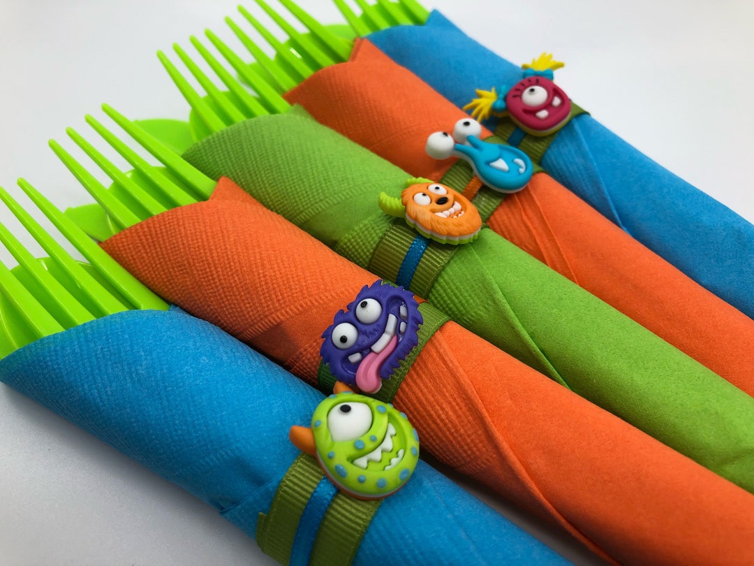 Monster Flatware - Monster Party Silverware, Monster Party Supplies ...