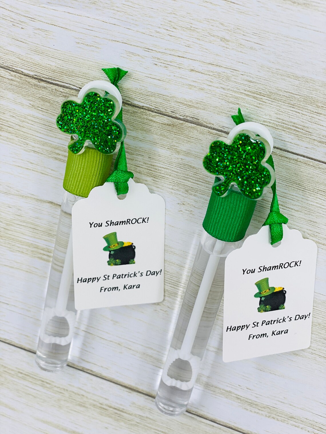 Shamrock Bubbles: St Patricks Day Class Favor - Etsy