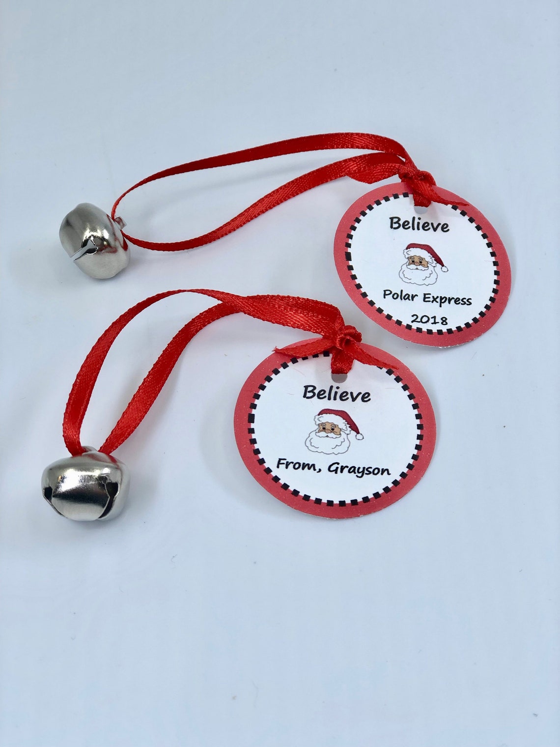 Polar Express Party Favor: Personalized Polar Express Bell | Etsy