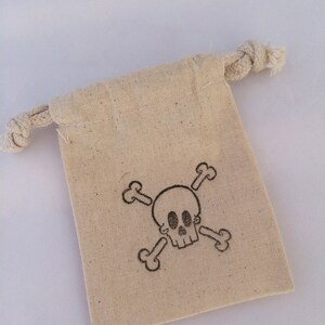 Pirate Party Favor Bags: Drawstring Pirate Party Bags, Muslin Pirate ...