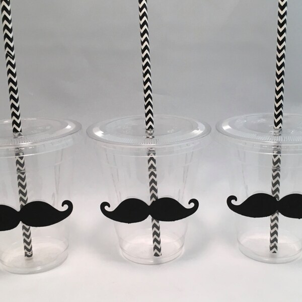 Mustache Straws - Etsy
