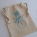 Christmas Gift Bag: Snowman Christmas Holiday Gift Bag or - Etsy