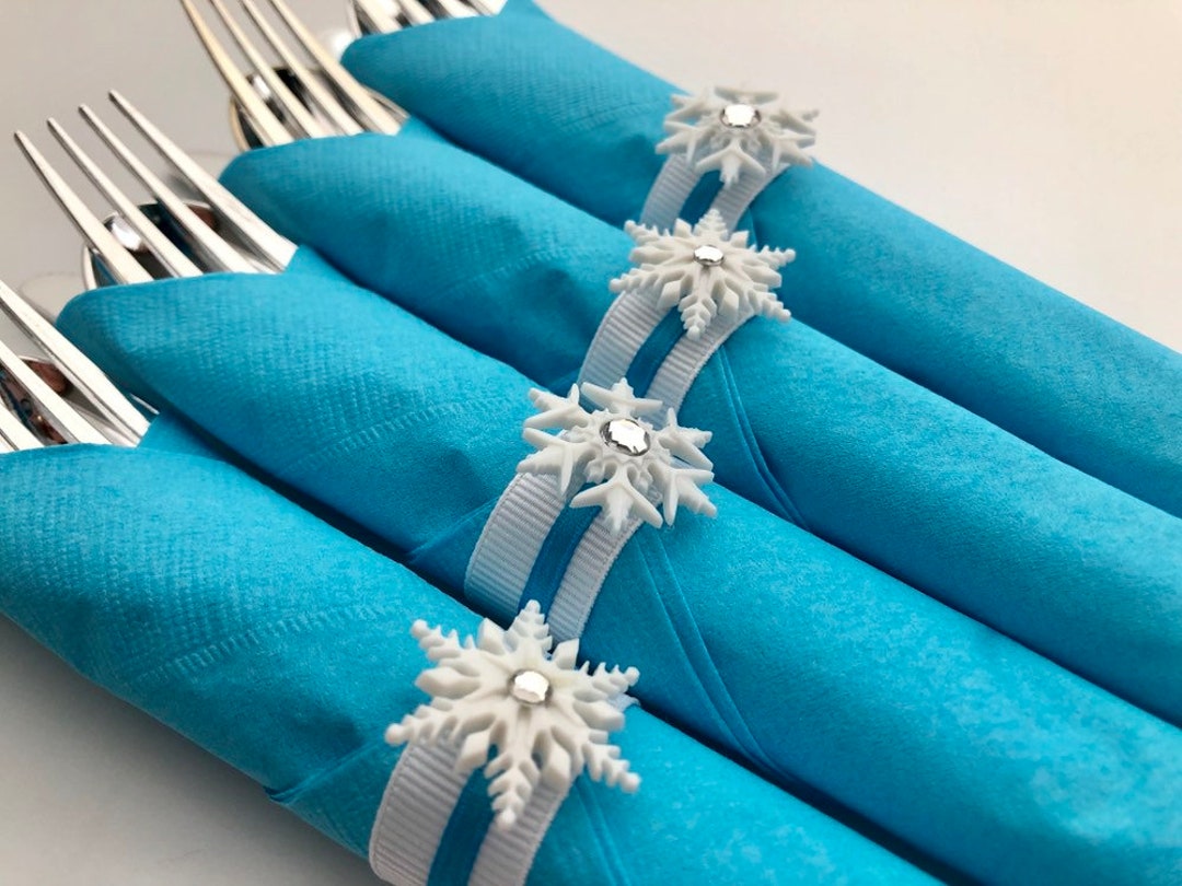 Frozen Flatware, Holiday Flatware, Snowflake Flatware, Frozen Cutlery ...