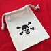 Pirate Favor Bags: Drawstring Pirate Party Bags, Muslin Pirate Goody ...