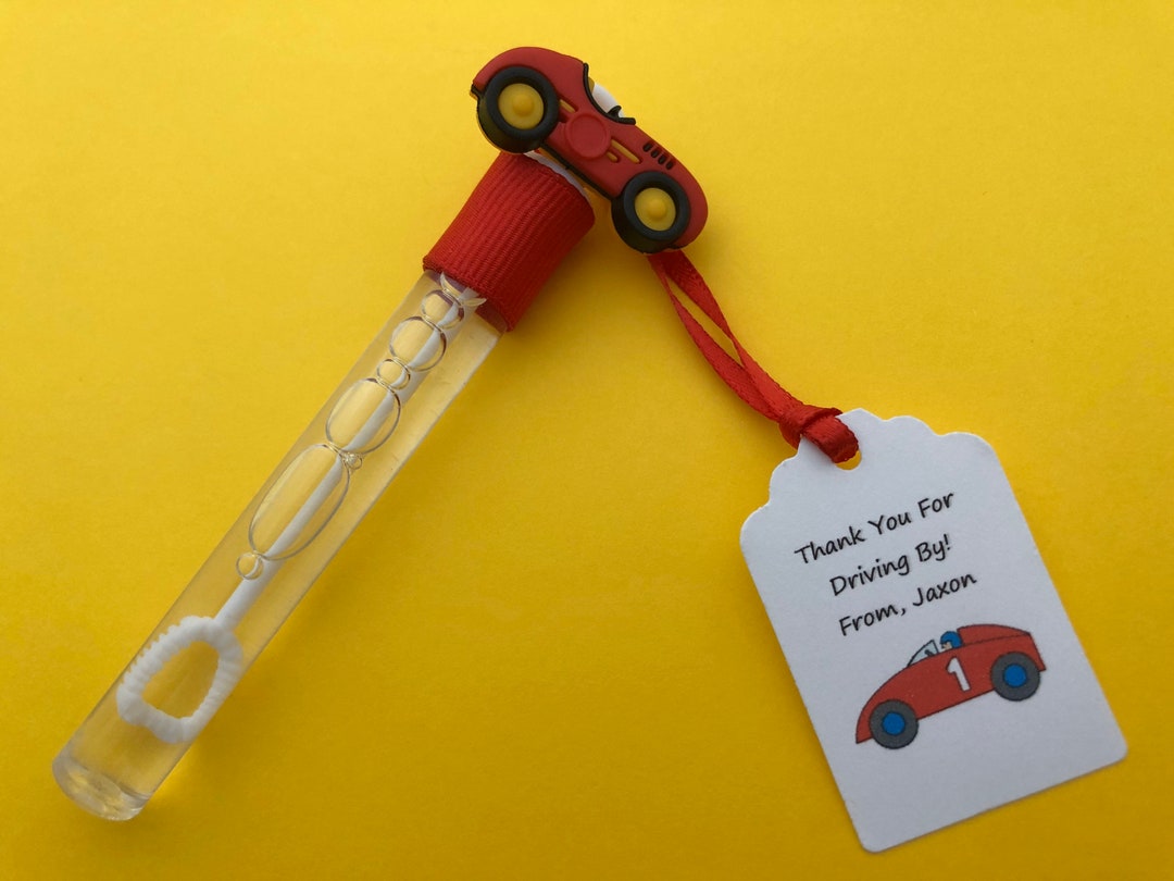 Race Car Party Favor, Thank You for Driving By, Drive by Party Favor ...
