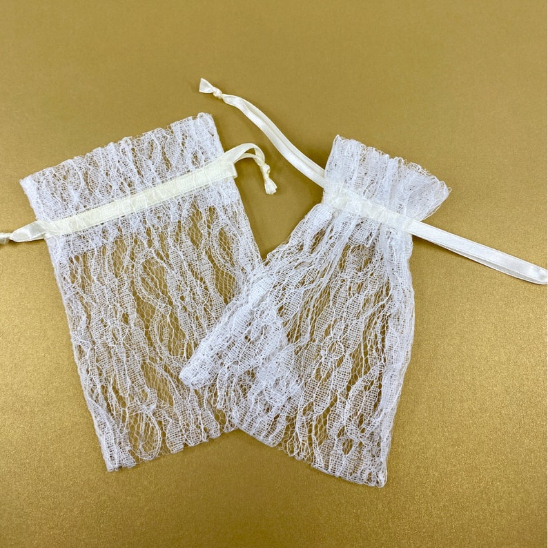 Lace Pouches, Set of 5, Favor Bag, Jewelry Pouch - Etsy