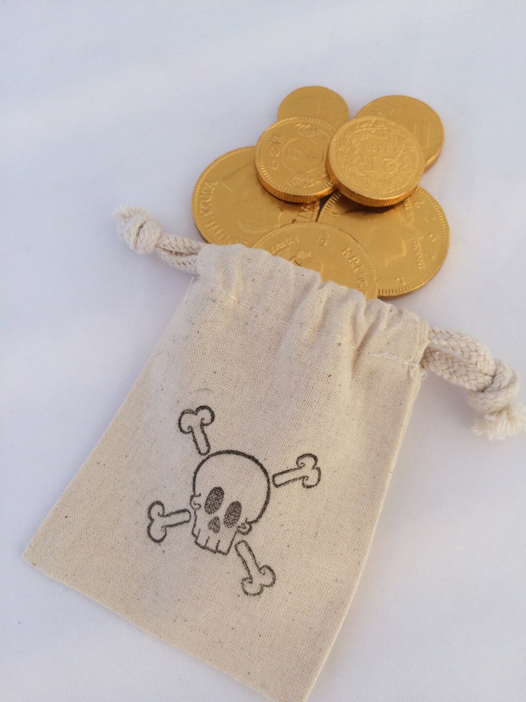 Pirate Party Favor Bags: Drawstring Pirate Party Bags, Muslin Pirate ...