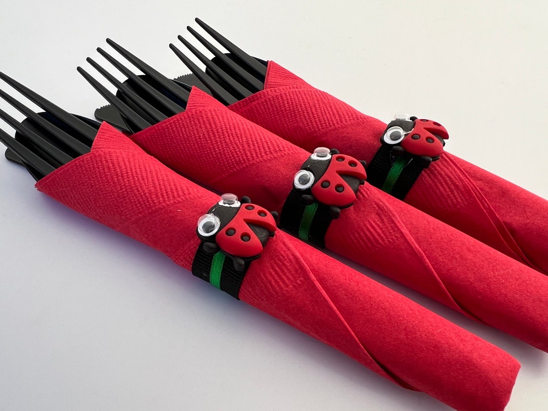 Ladybug Flatware, Ladybug Tableware, Ladybug Party Flatware, Ladybug ...