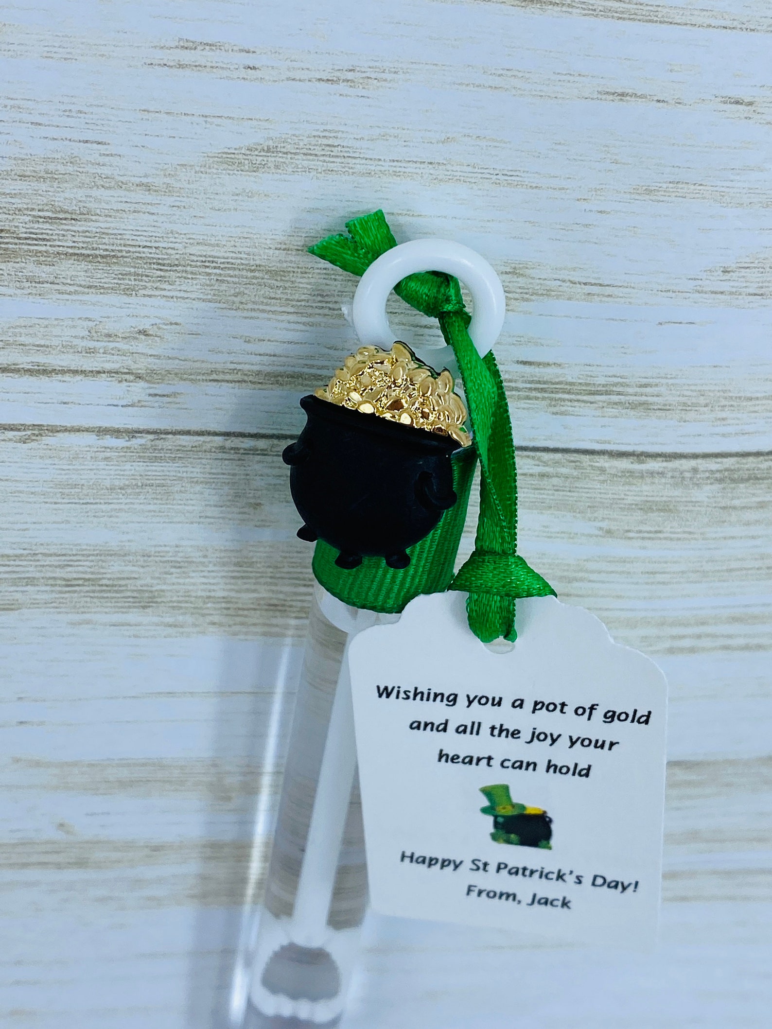St Patricks Day Class Favor, Pot of Gold Bubbles Class Favor, Classroom ...