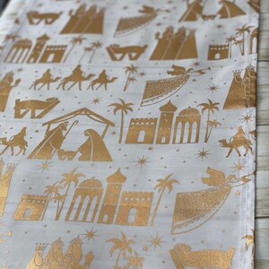 Gold Nativity Table Runner Gold Nativity Scene Table Runner - Etsy Canada