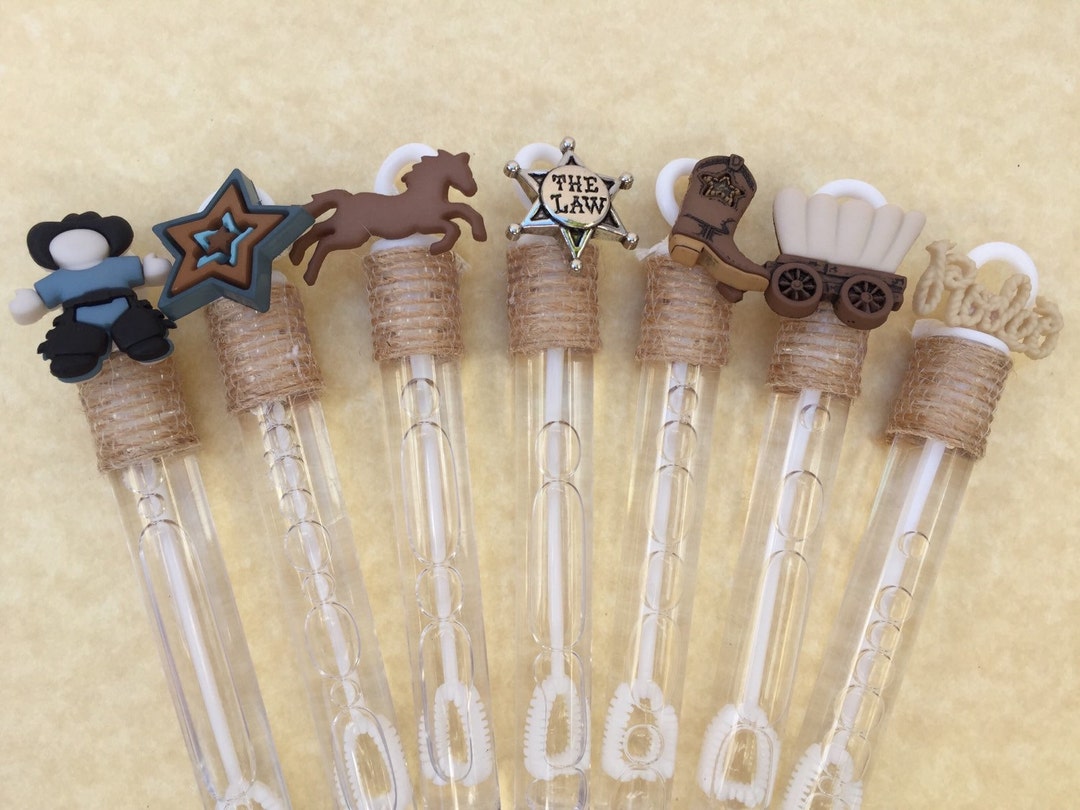 Cowboy Party Bubbles: Western Theme Party Favors - Etsy