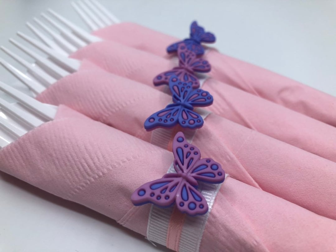 Butterfly Themed Party Cutlery, Butterfly Flatware, Butterfly ...