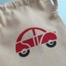 Car Party Favor Bags With Blue Car and Red Car Design Muslin - Etsy