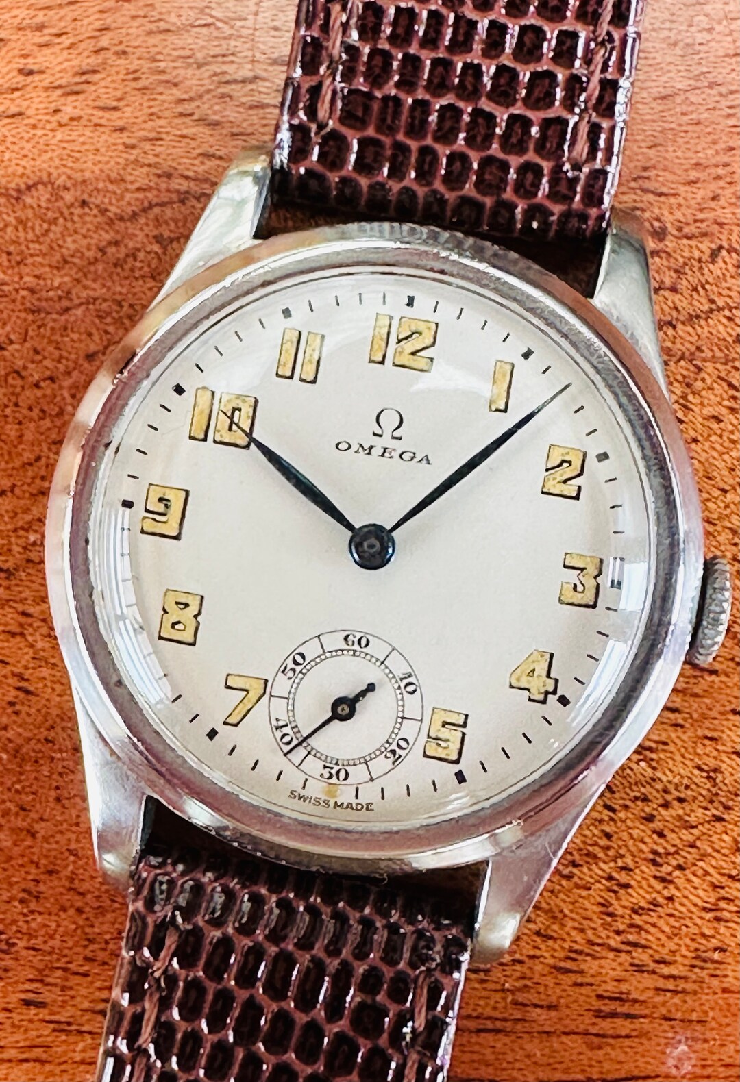 Omega Watch From 1938. Staybrite Case Presented in 1952. Serviced and ...