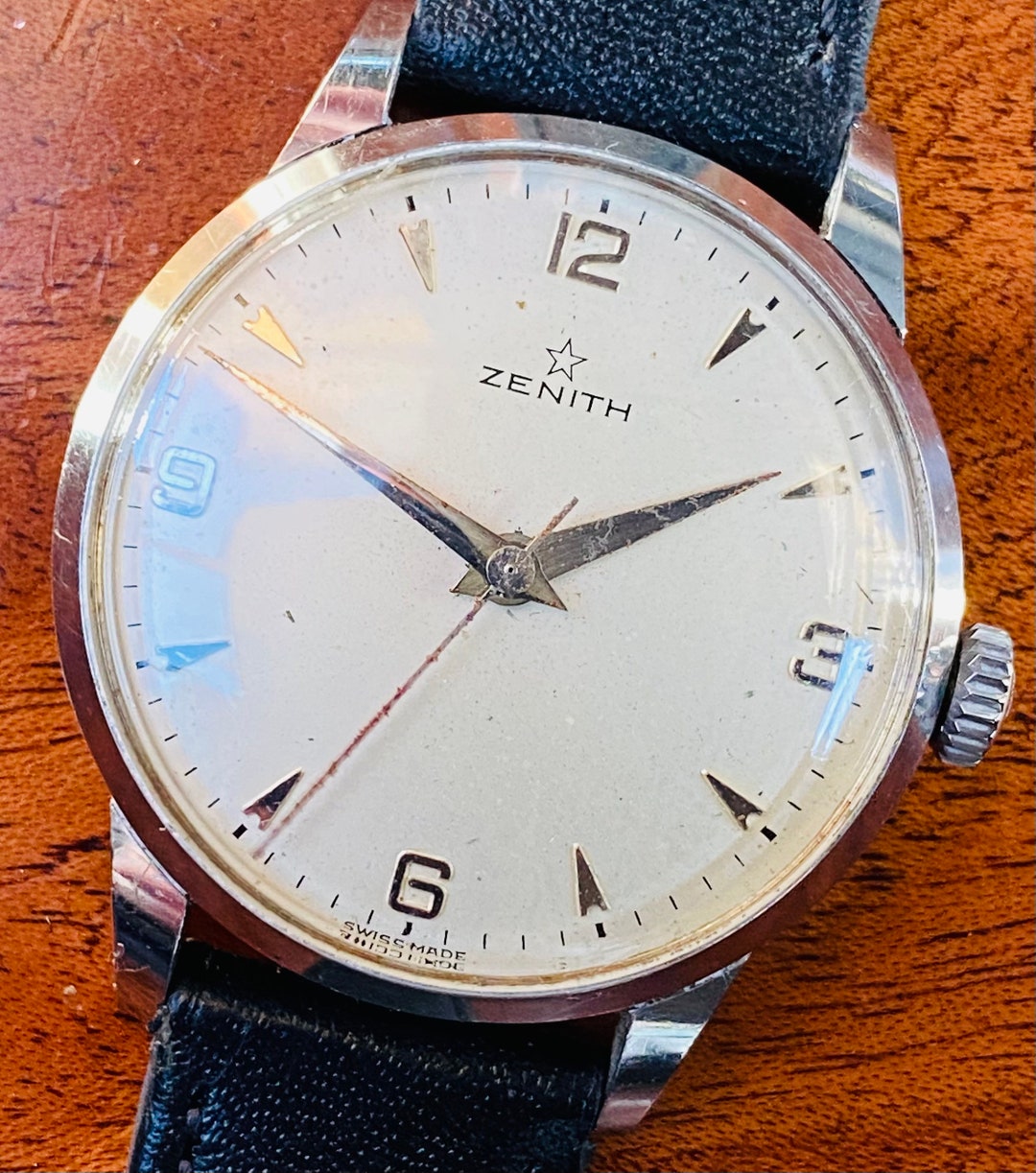 ZENITH 1959 34mm STEEL GENTLEMAN’S in a Good Working Order. Original ...