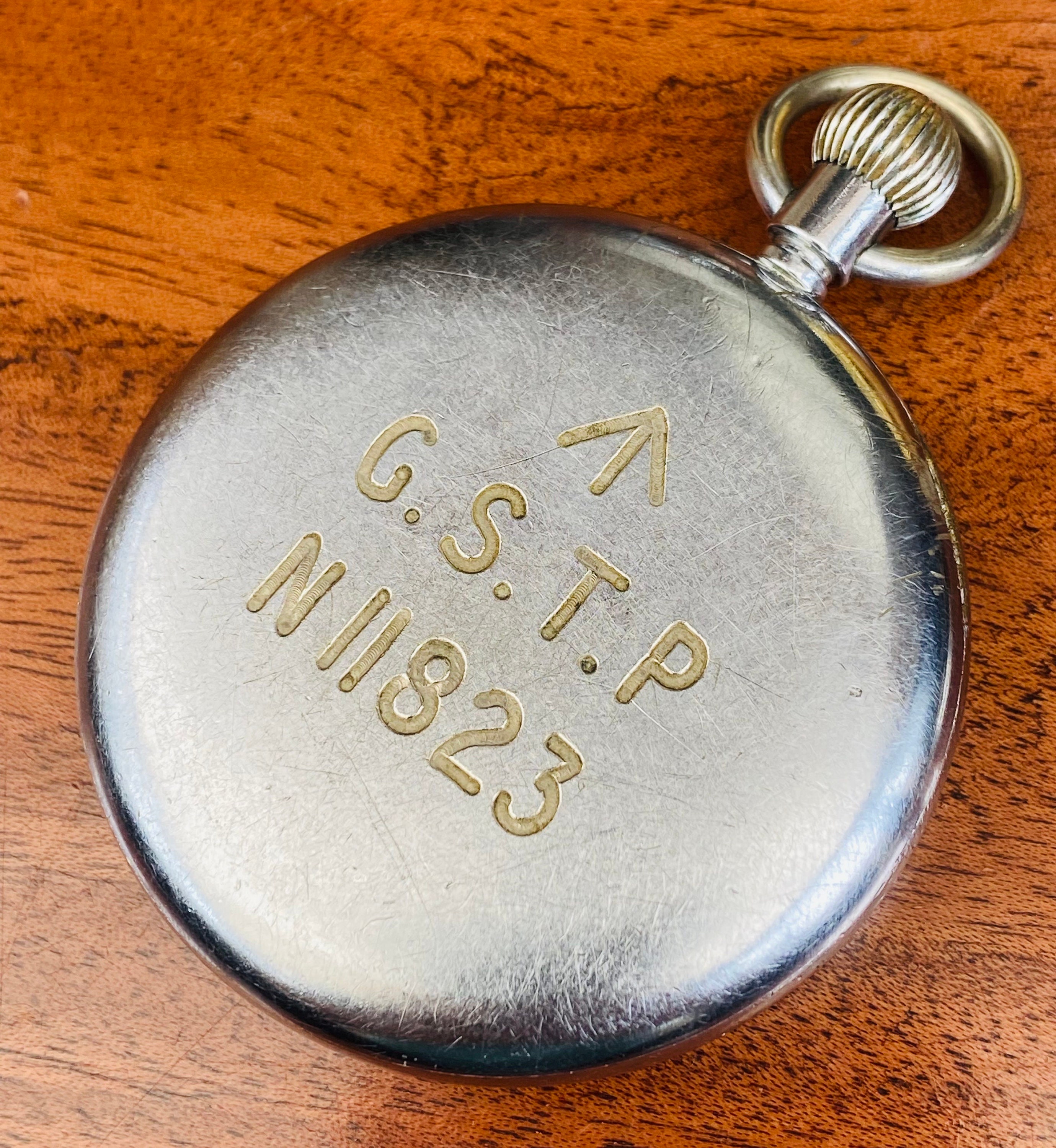 WW2 BRITISH MILITARY Leonidas GSTP Pocket Watch. - Etsy Canada