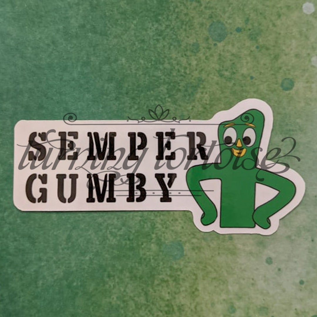 Semper Gumby Sticker - Etsy