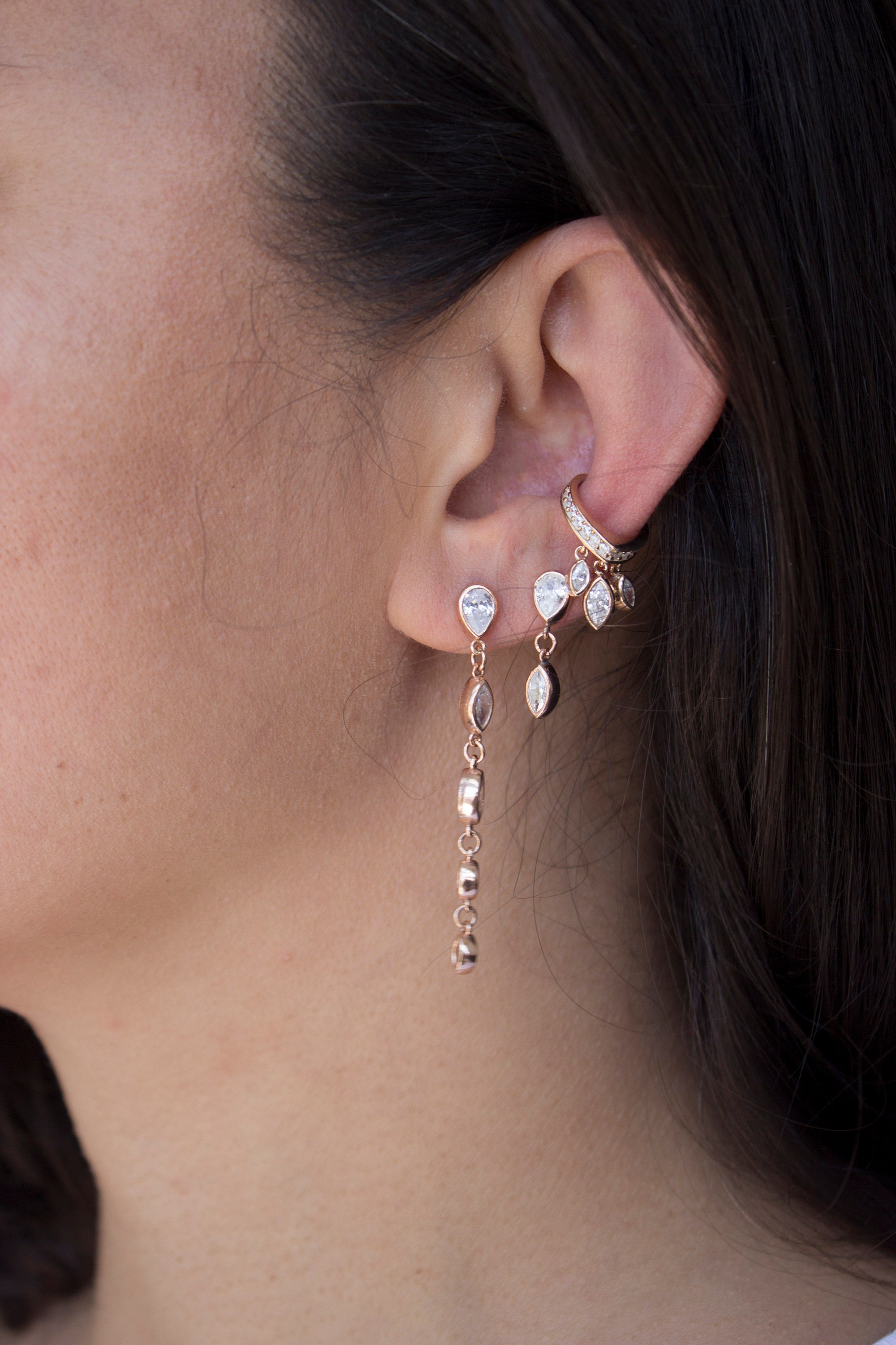 Earrings Set / Ear Parties / Sterling Silver | Etsy