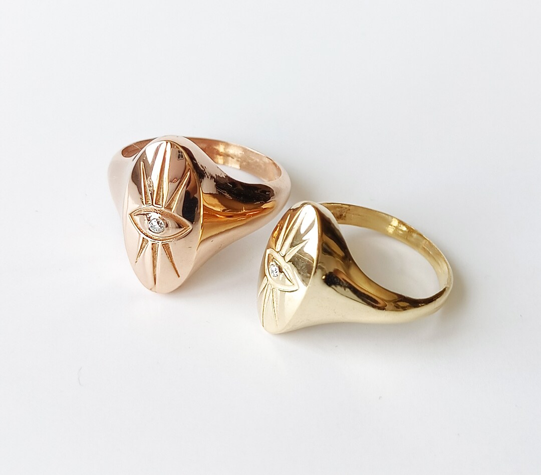 Evil Eye Ring - Etsy