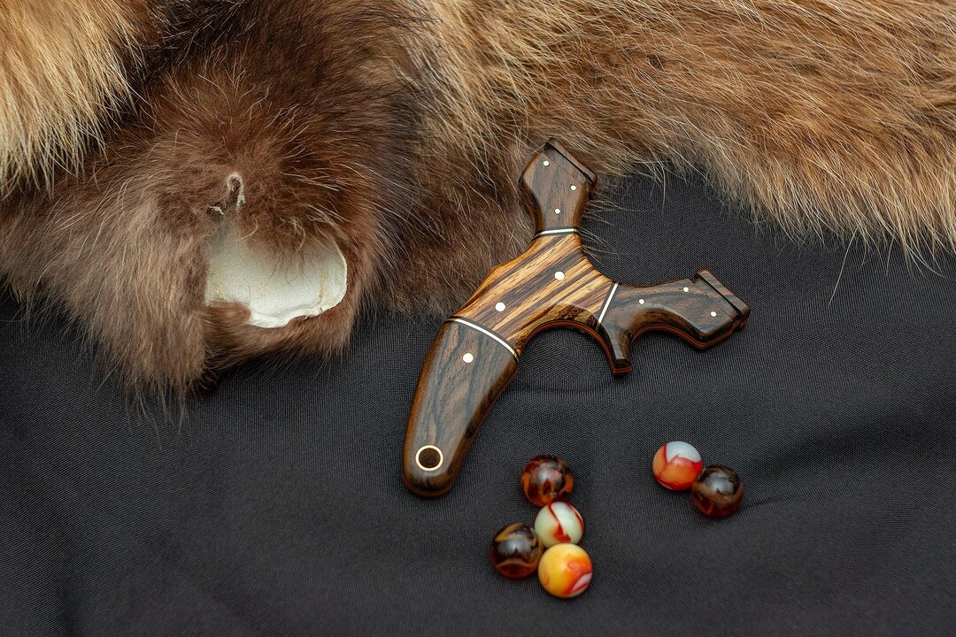 Slingshot • Handcrafted Brown HAWK - Etsy