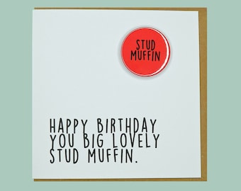 Happy Birthday Stud - Etsy