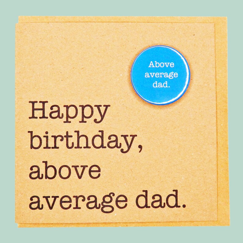 Happy birthday above average dad. Teddy Perkins funny | Etsy