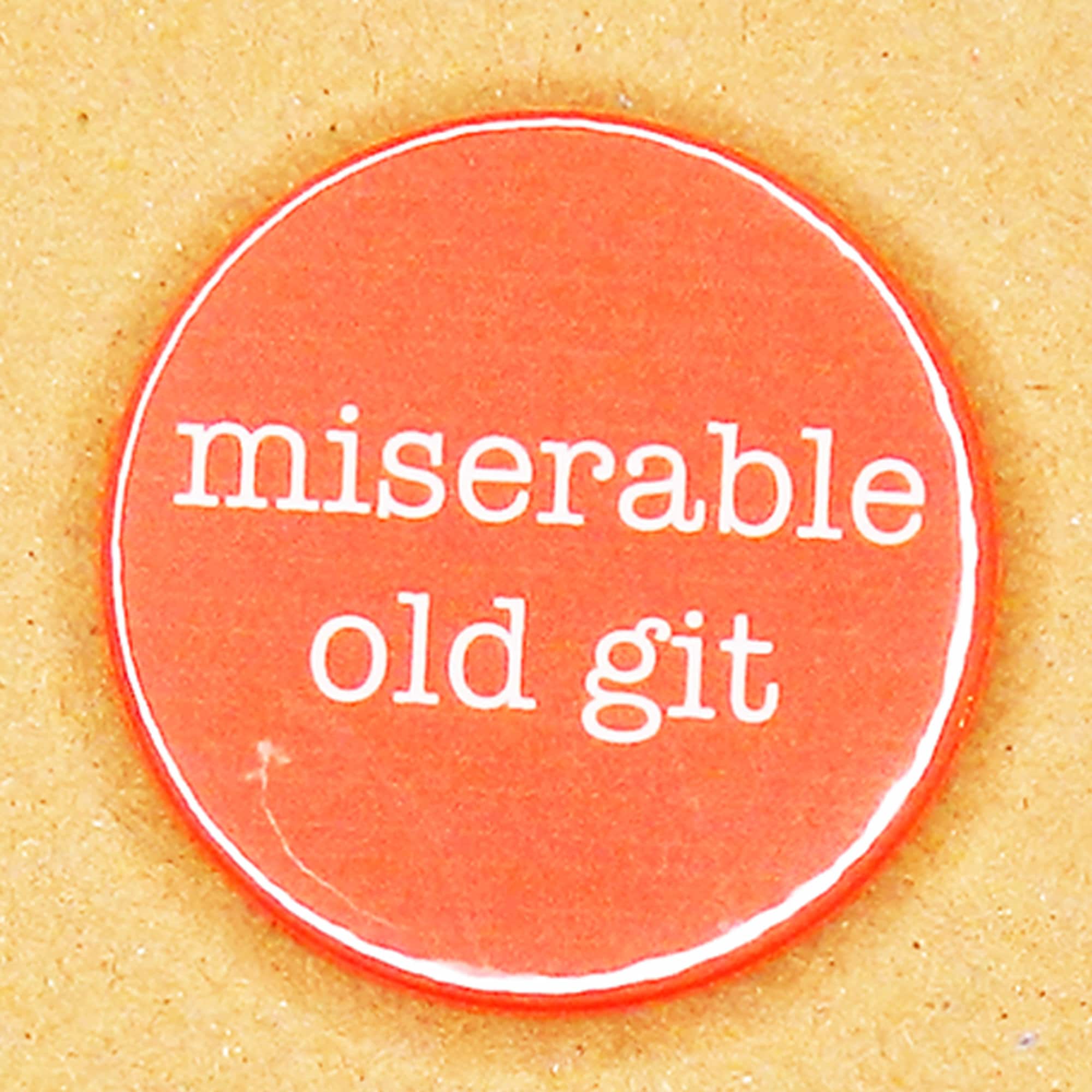 Happy Birthday Miserable Old Git. Funny Handmade Teddy | Etsy