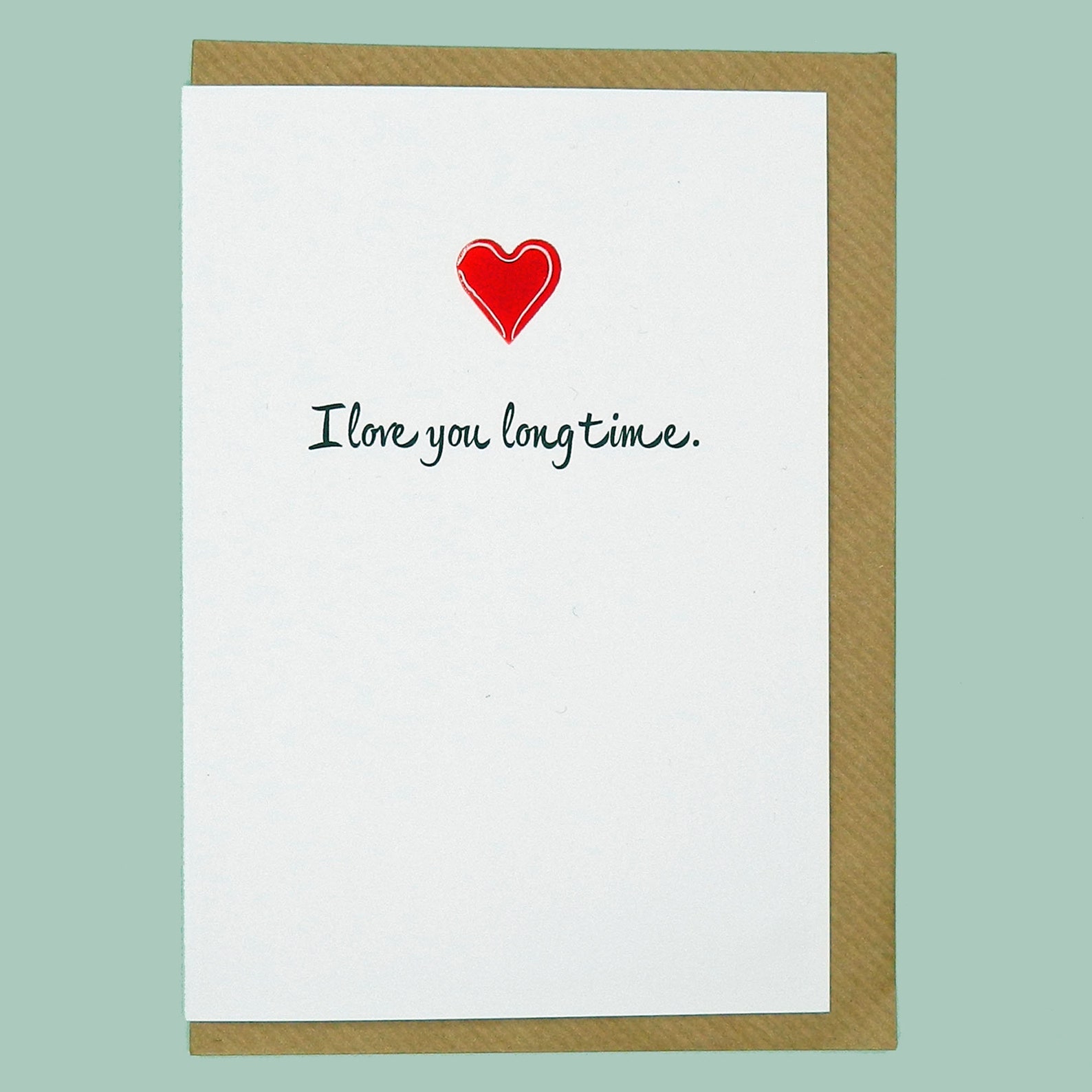 I Love You Long Time. Birthday Anniversary Love Husband | Etsy