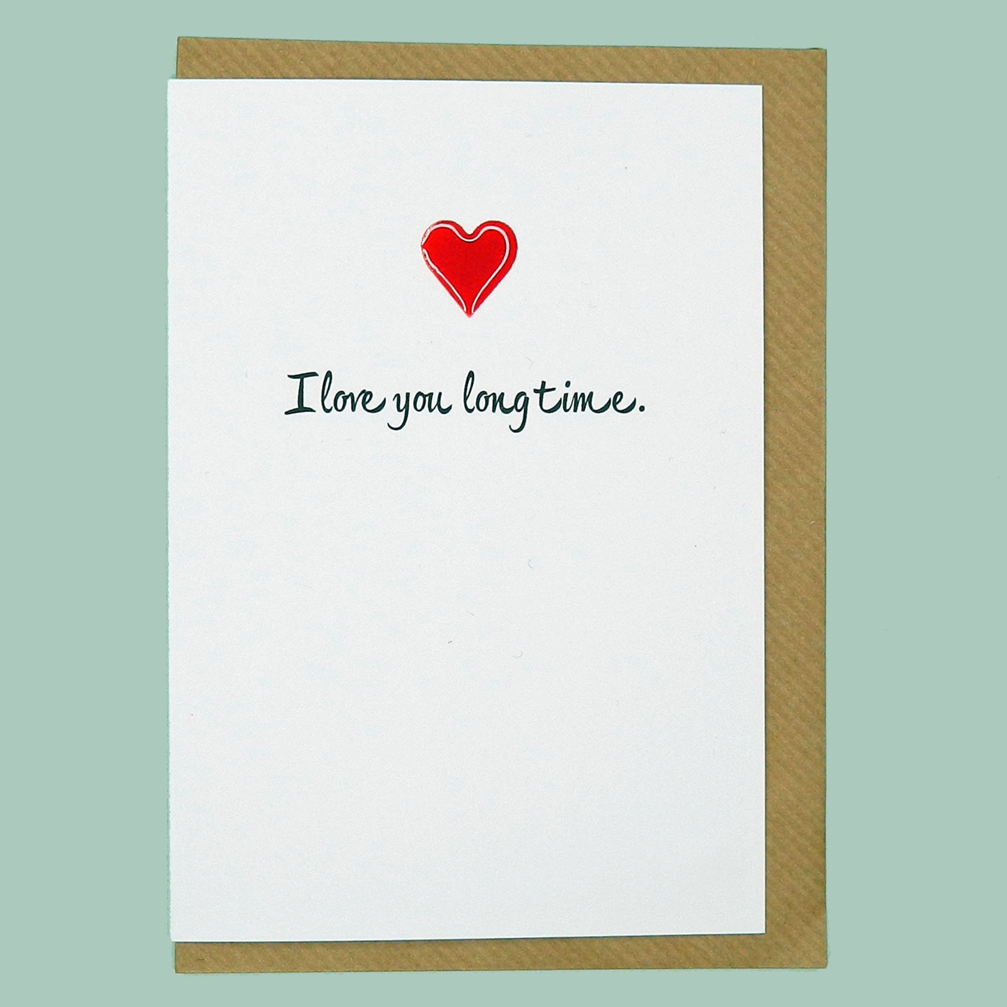 I Love You Long Time. Birthday Anniversary Love Husband - Etsy