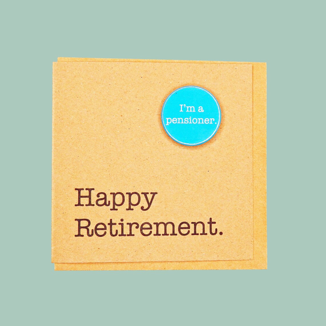 Happy Retirement card. I am a pensioner. Funny handmade Teddy | Etsy