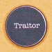 Leaving You're Dead to Us. Traitor Badge. Teddy Perkins - Etsy