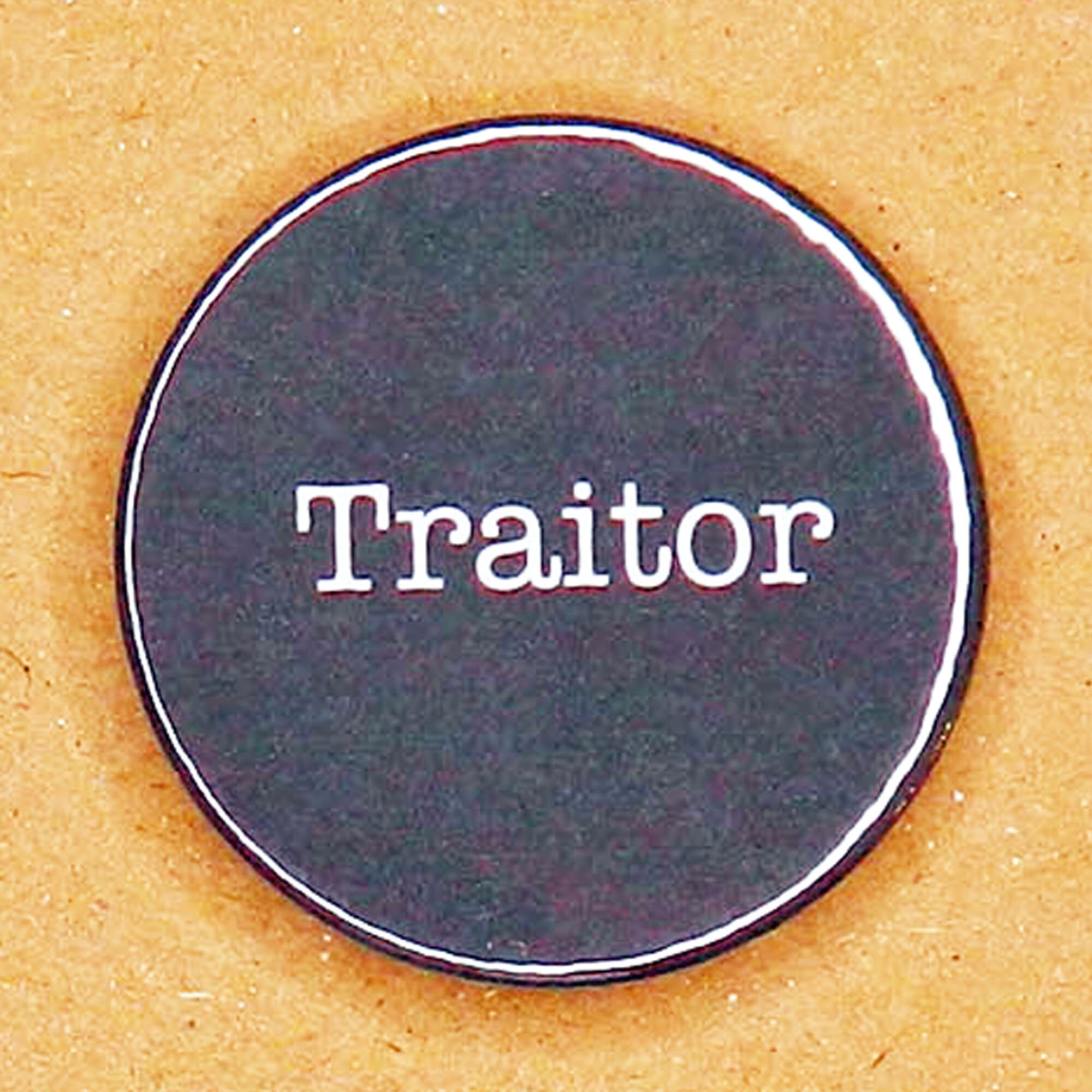 Leaving You're Dead to Us. Traitor Badge. Teddy Perkins | Etsy UK
