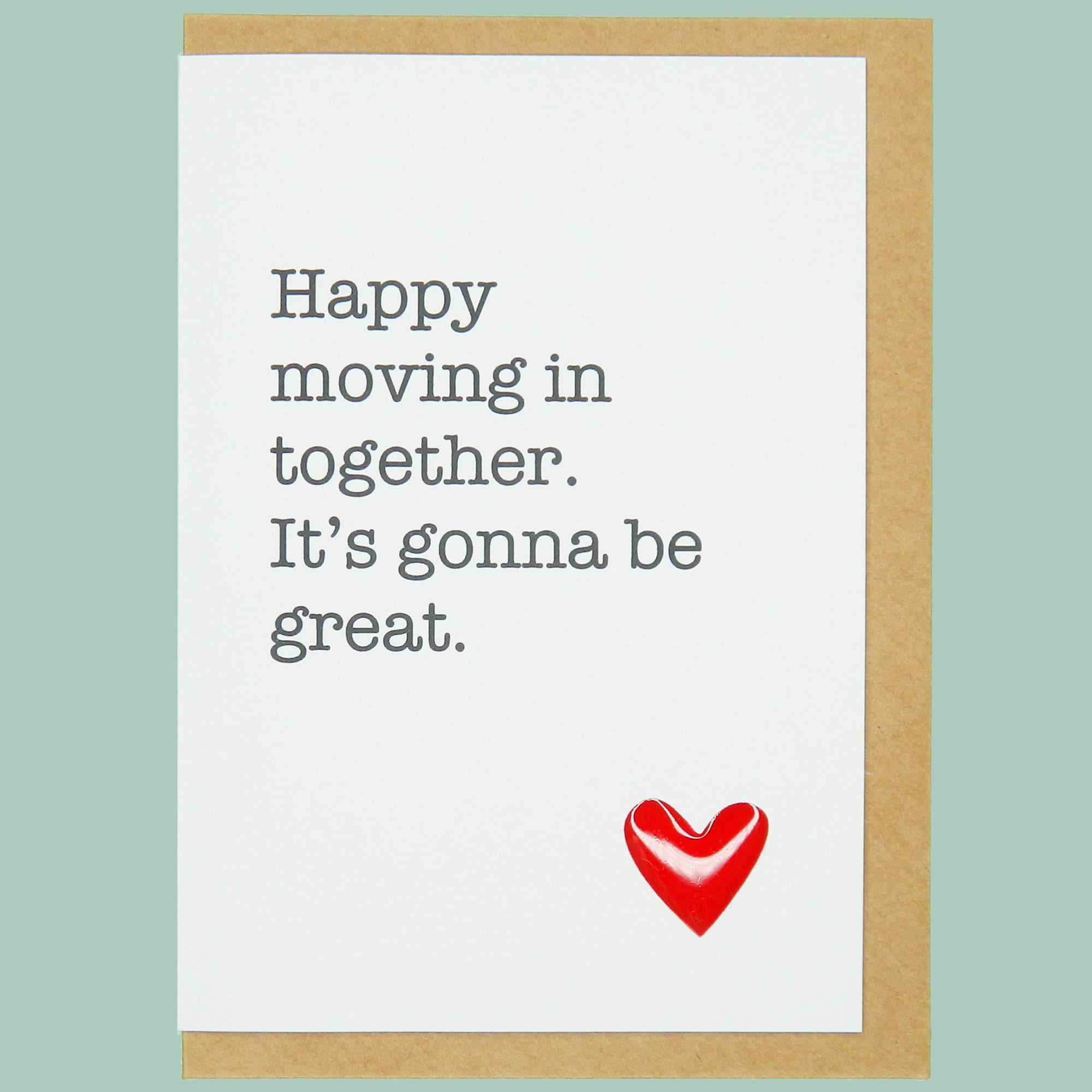 Happy Moving in Together. It's Gonna Be Great. Living | Etsy