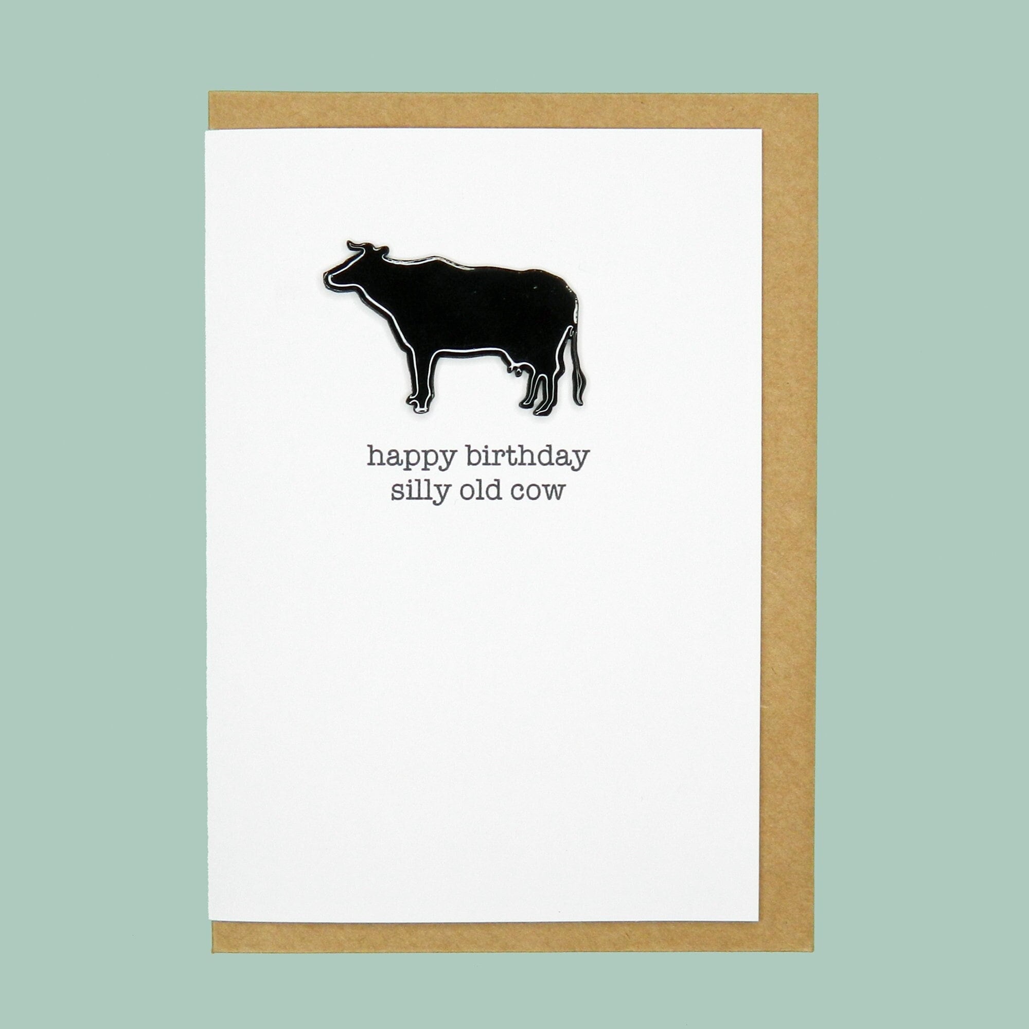 Happy Birthday Silly Old Cow. Rude Funny Teddy Perkins Hand - Etsy UK