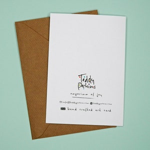 Happy Whobilation Christmas Tree Card. Teddy Perkins Handmade - Etsy UK