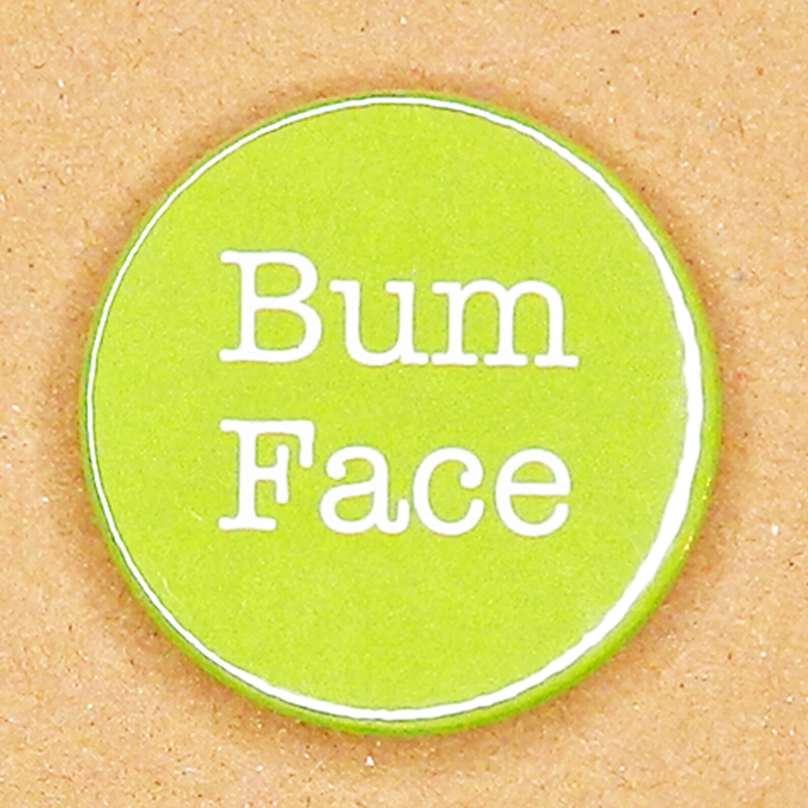 Happy Birthday Bum Face. Funny Handmade Teddy Perkins Badge - Etsy UK